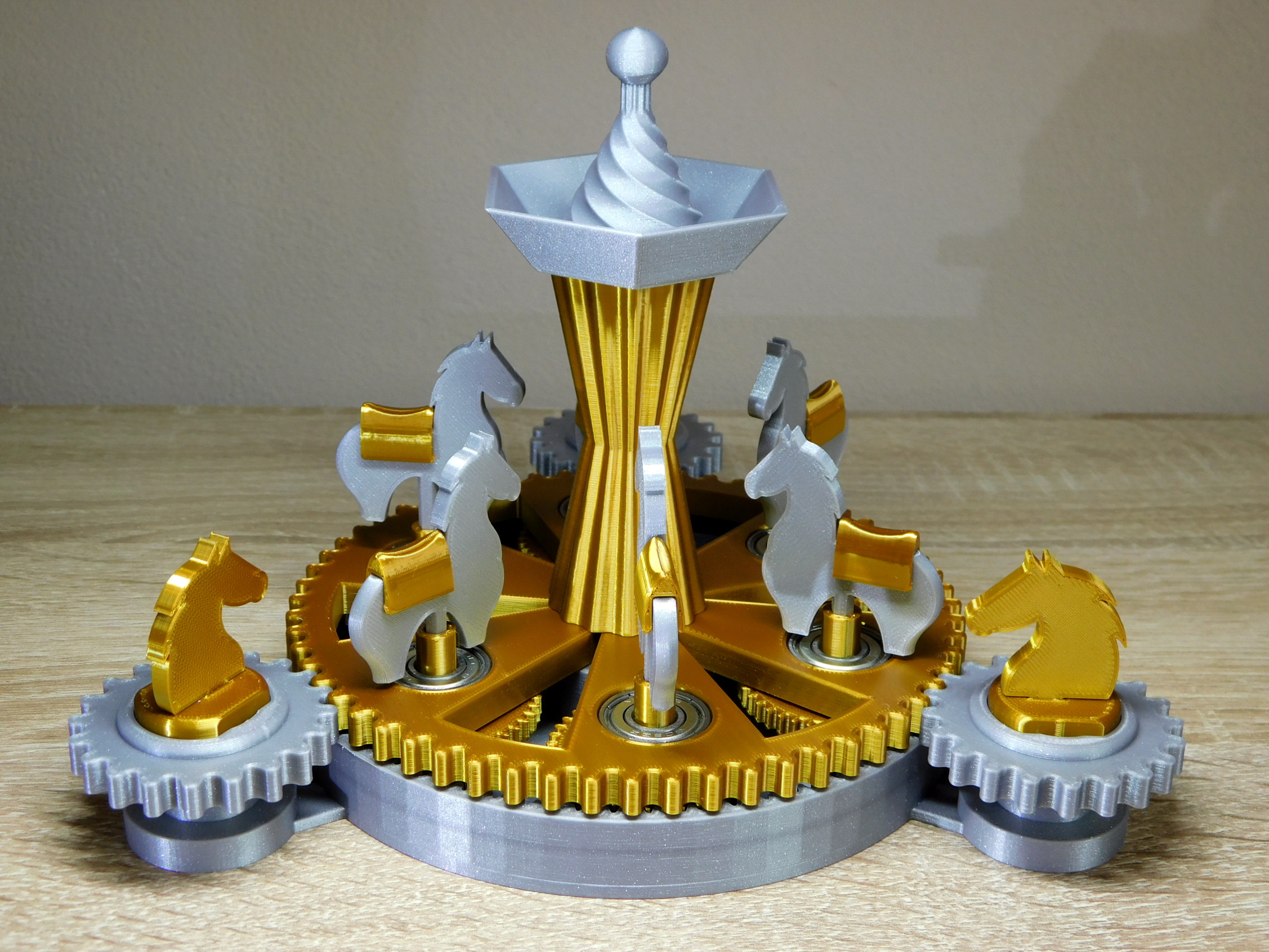 Mechanical carousel with horses by Thorin Oakenshield | Download free ...