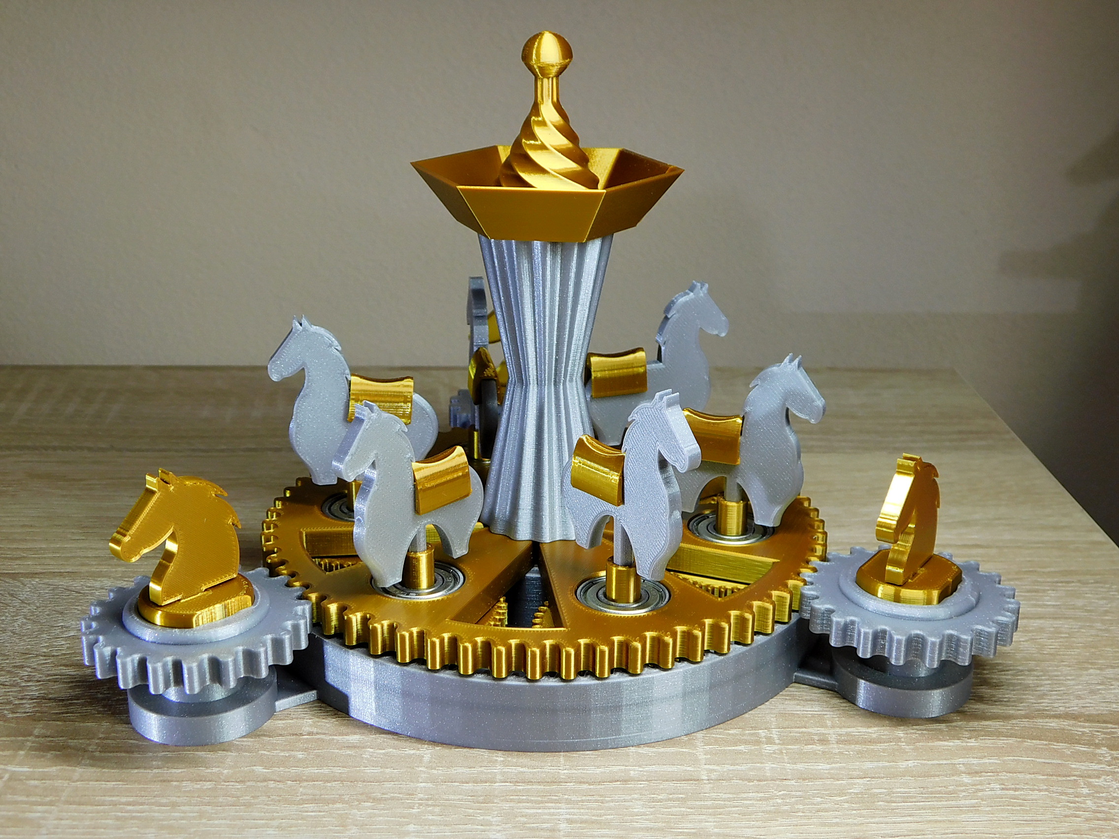 Mechanical carousel with horses by Thorin Oakenshield | Download free ...