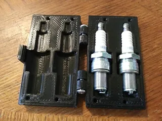 Spark Plug Travel Case by Garage_Tinkerer | Download free STL model ...