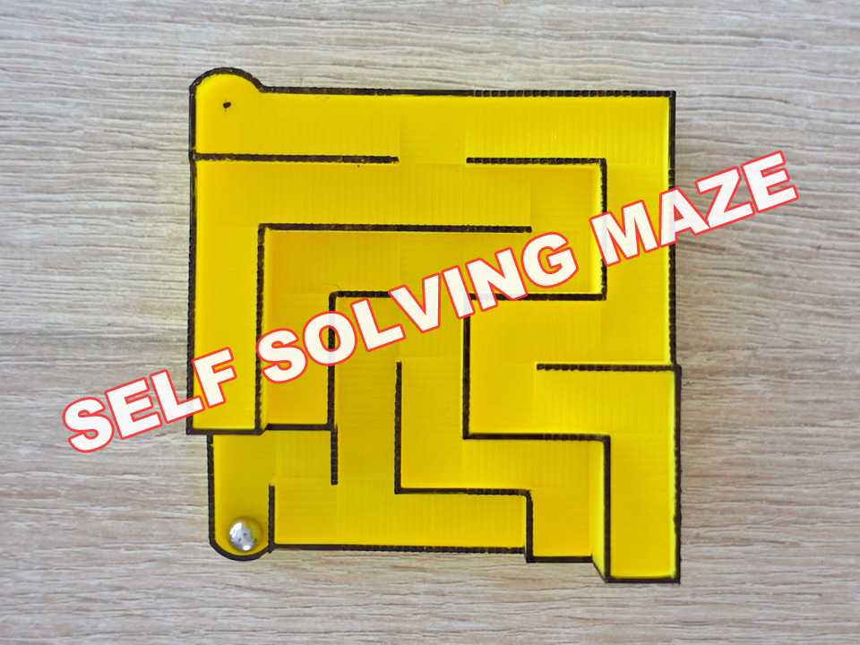 Lazy man's marble maze by MyTechFun | Download free STL model | Printables.com