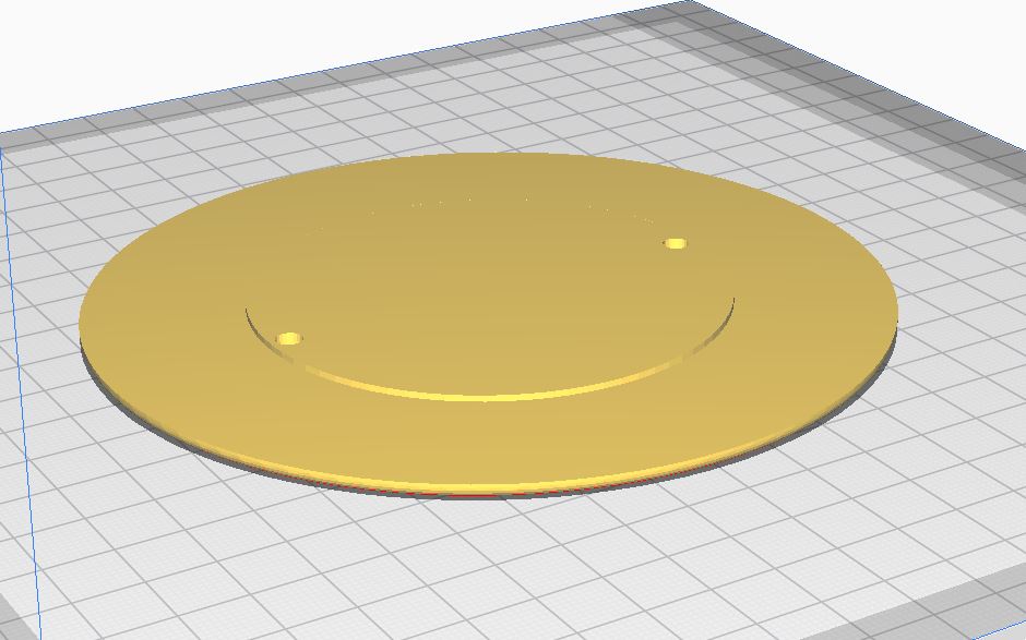 Round Ceiling Junction Box Cover Plate by stoneaxecarpenter | Download ...