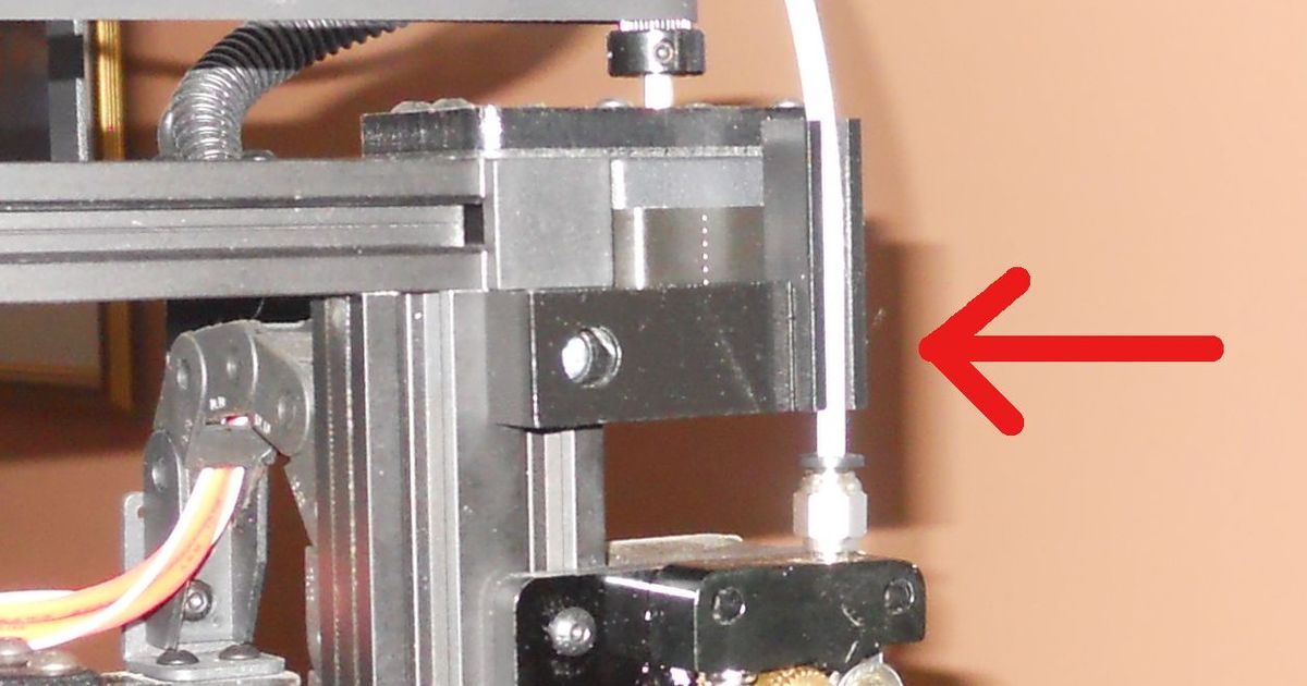 TronXY X5SA PTFE Tube Guide (Version 2) by ctheroux | Download free STL ...