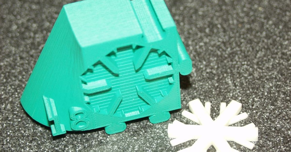 Advent Calendar Day 18 by Peter L | Download free STL model ... Advent Calendar Day 18 by Peter L | Download free STL model ...