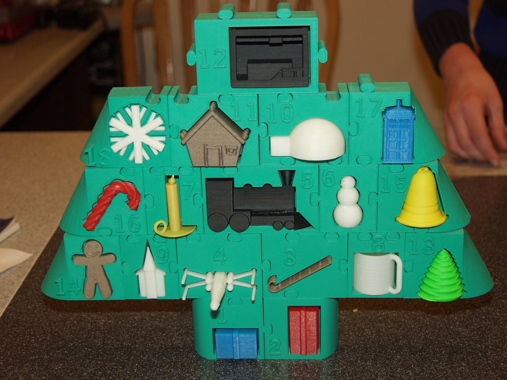 Advent Calendar Day 18 by Peter L | Download free STL model ... Advent Calendar Day 18 by Peter L | Download free STL model ...