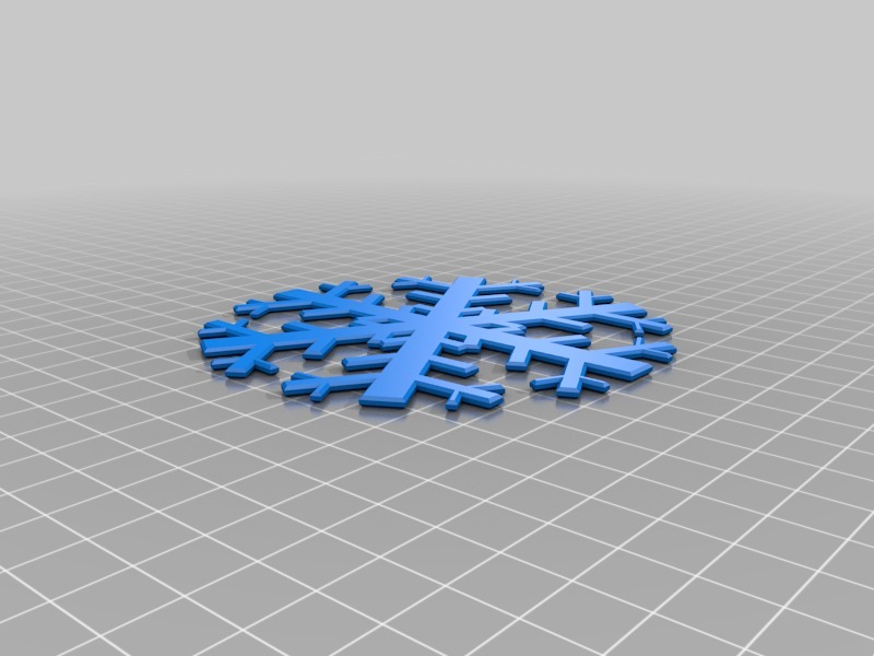 A collection of snowflakes by Peter L | Download free STL model ...