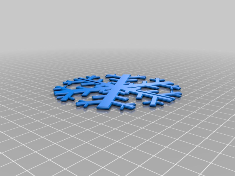 A collection of snowflakes by Peter L | Download free STL model ...