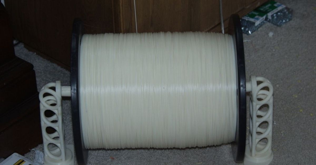 Outrageously Overengineered Filament Stand for ANY Size Reel by Peter L ...