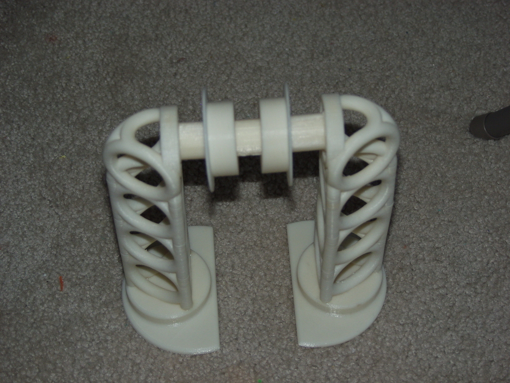 Outrageously Overengineered Filament Stand for ANY Size Reel by Peter L ...