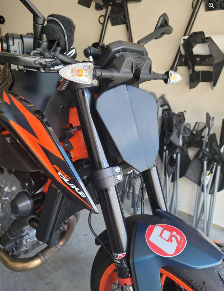 Duke 890 R Track Number Plate por Daniel | Descargar modelo STL ...