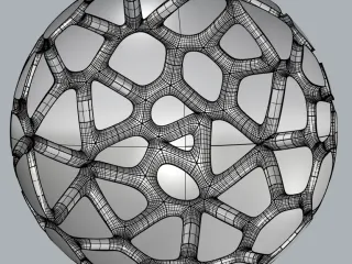 Clay Stamp Balls 01: Branchy & Truchet by PeteJ | Download free STL ...