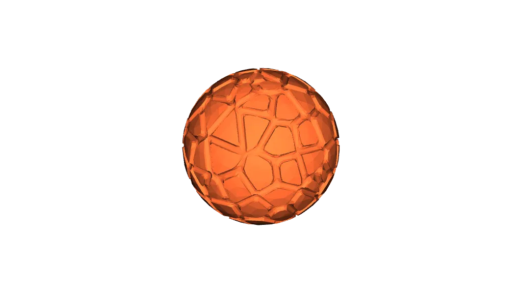Clay Stamp Balls 01: Branchy & Truchet by PeteJ | Download free STL ...