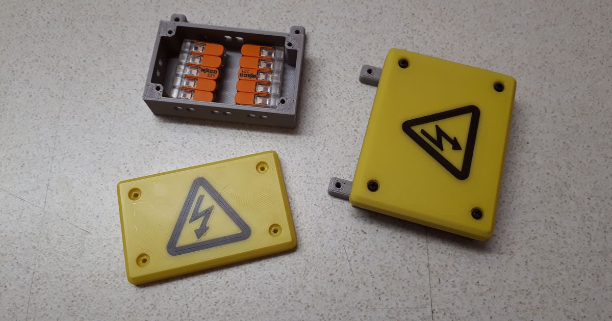 Junction box for garden railway by af12689 | Download free STL model ...