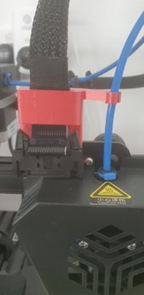 CR6 SE Cable clip Guide with bowden Tube holder von MB_AUZ ...