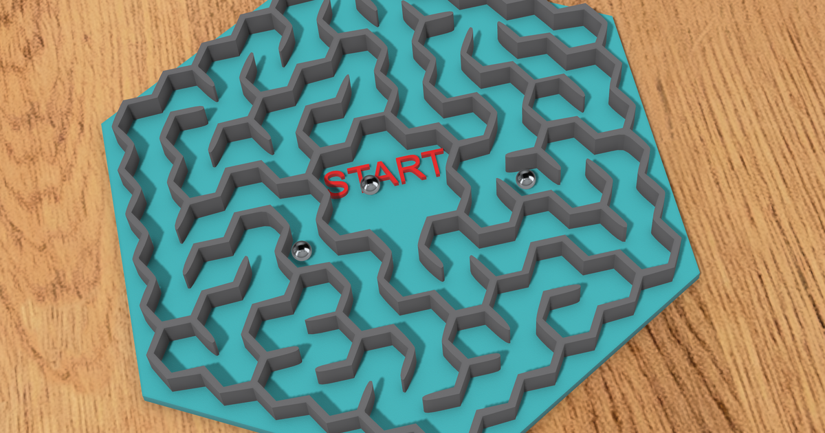 Hex Maze by Michael | Download free STL model | Printables.com