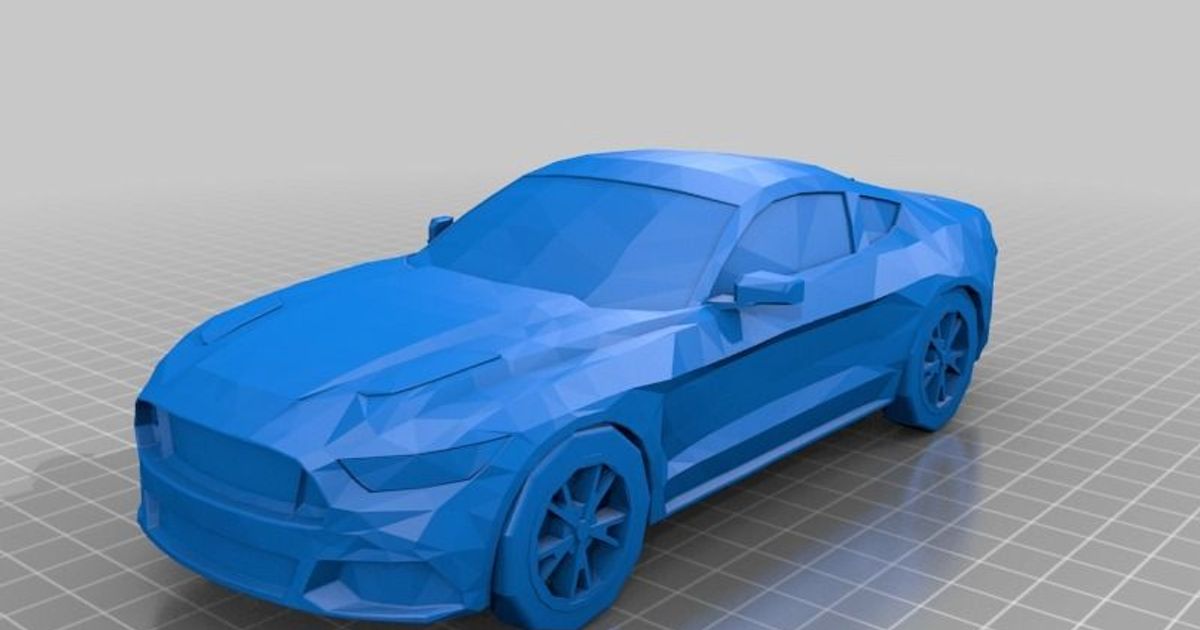 Ford Mustang GT by blmak | Download free STL model | Printables.com