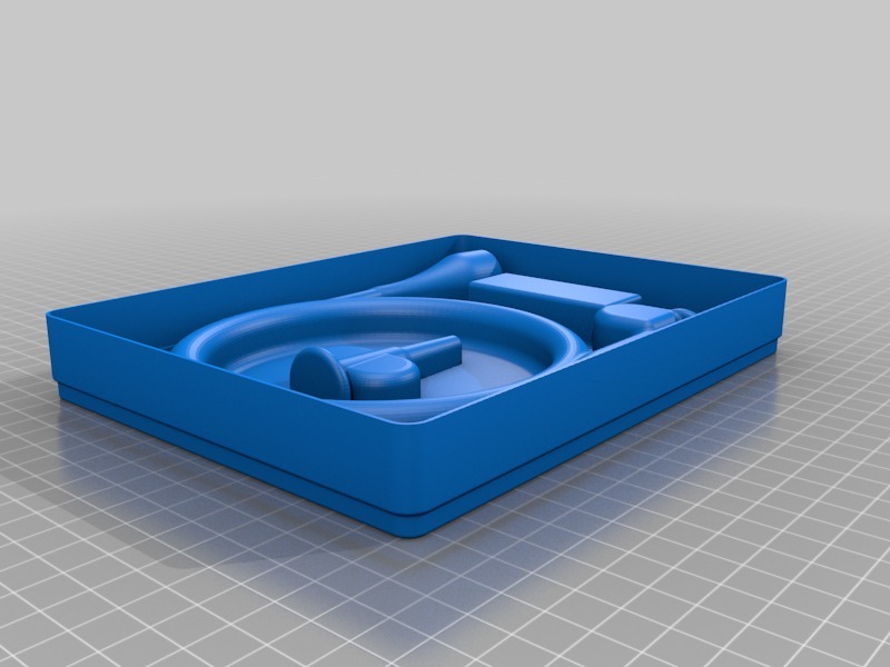 Rigol 1054 oscilloscope probe tray by blmak | Download free STL model ...