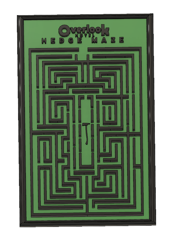 The Shining "The OUTLOOK HOTEL HEDGE MAZE" by Tom Anderson (The Real ...