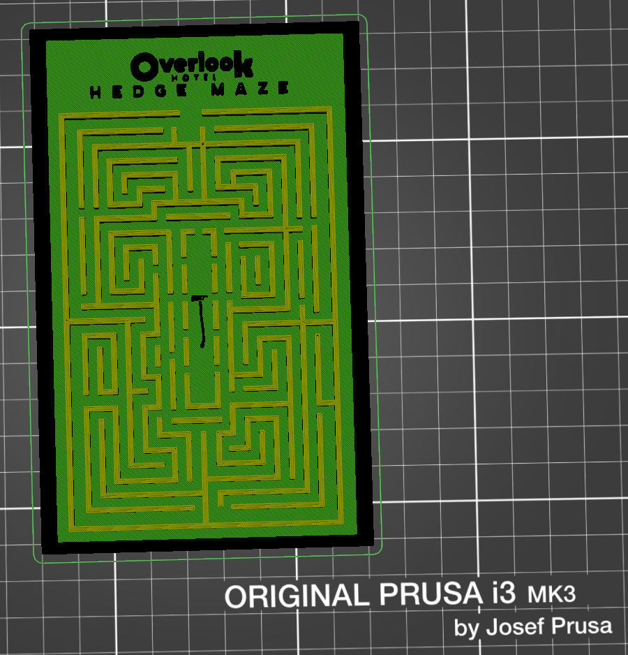 The Shining "The OUTLOOK HOTEL HEDGE MAZE" by Tom Anderson (The Real ...