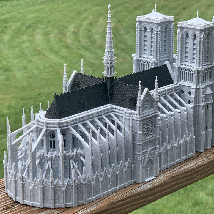 Notre Dame de Paris , France by MiniWorld3D | Download free STL model ...