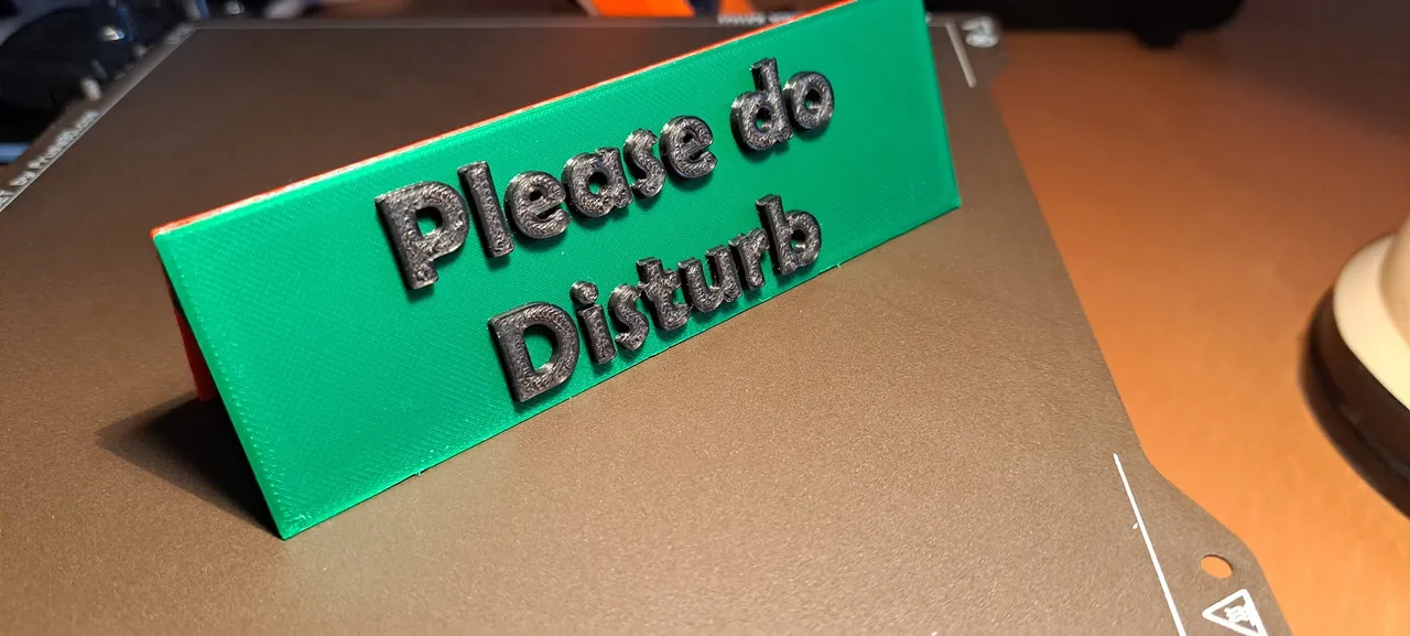 Disturb or not... Sign. by Ruiaxe | Download free STL model ...