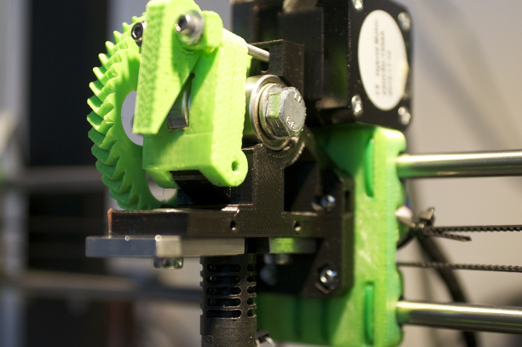 Extruder for Prusa i3 Rework, Groove plate and j-head 3mm mount by ...