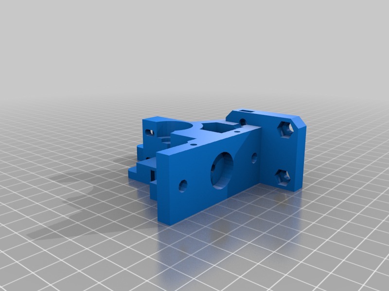 Extruder for Prusa i3 Rework, Groove plate and j-head 3mm mount by ...