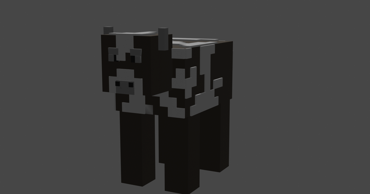 MINECRAFT COW by Jan liebich | Download free STL model | Printables.com