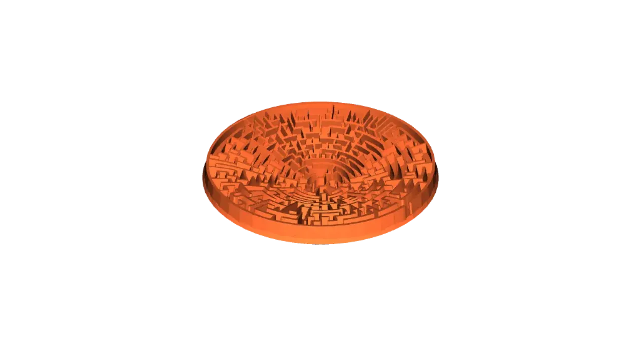 Circular Maze embedded in a Spherical Cap by davidcaliri | Download ...