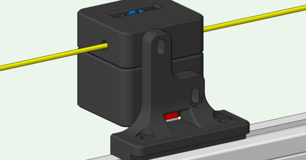 Filament Motion Sensor Encoder v1 by Jason | Download free STL model ...