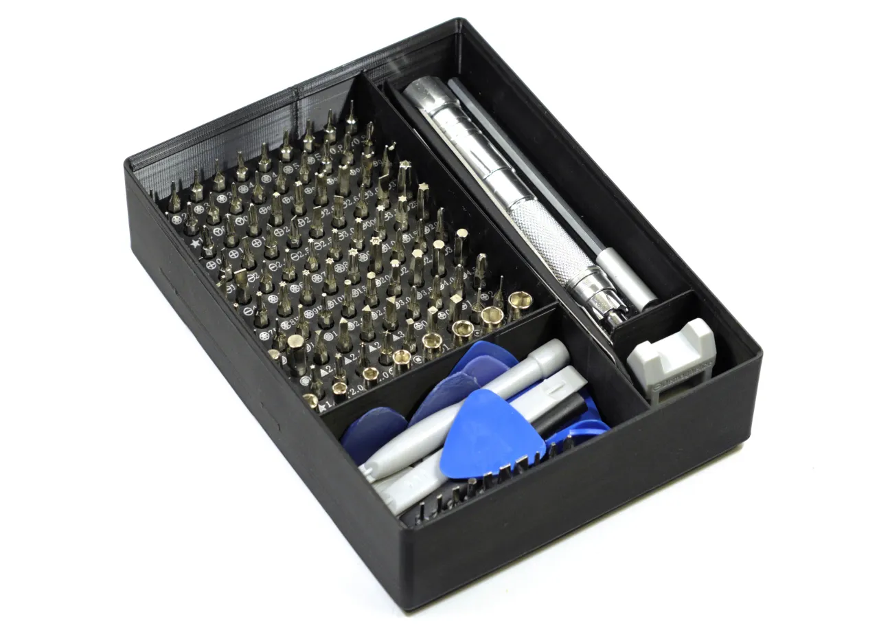 Gridfinity Stackable Precision Screwdriver Set Organizer by SalSul ...