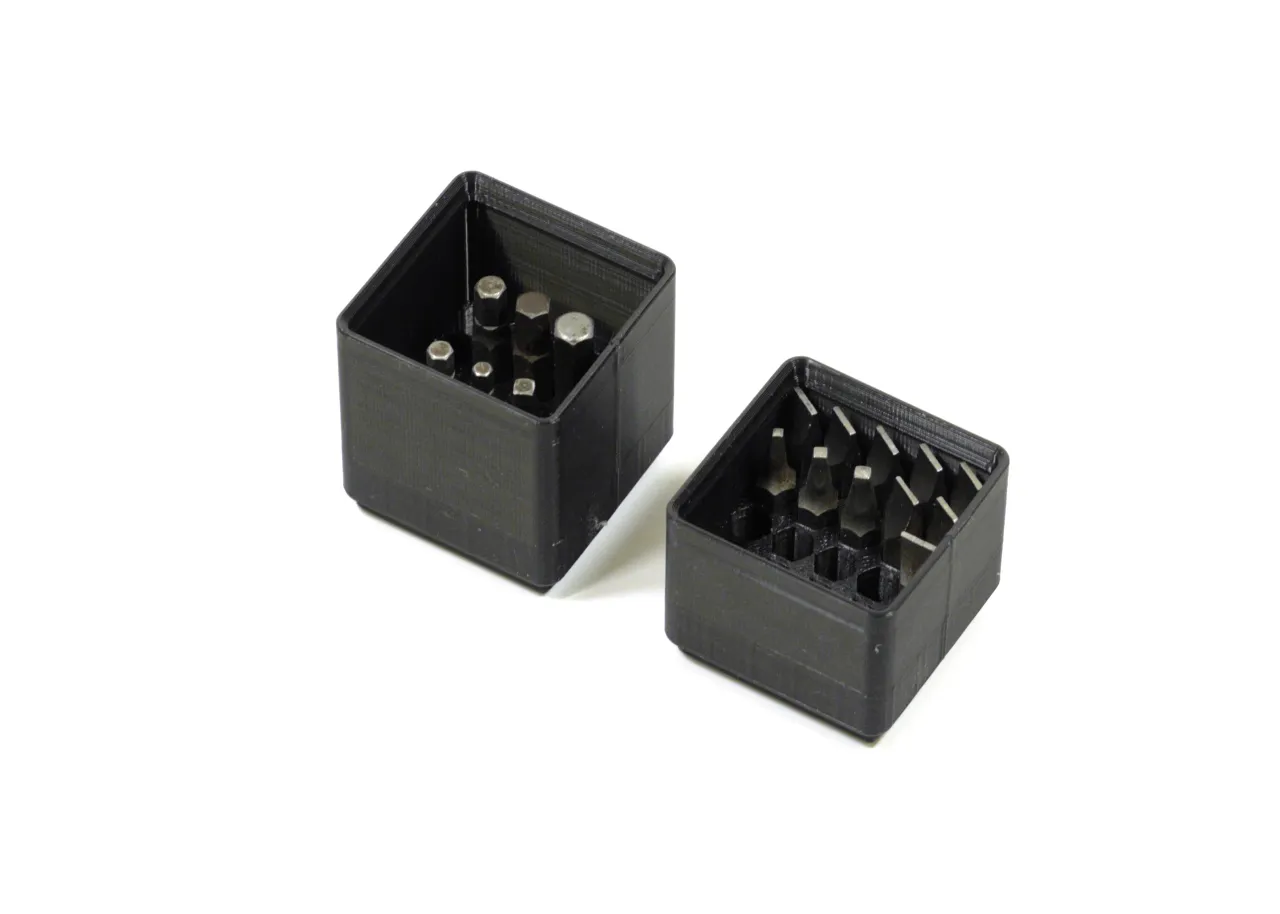 Gridfinity Stackable Upright Hex Bit Storage by SalSul | Download free STL model | Printables.com