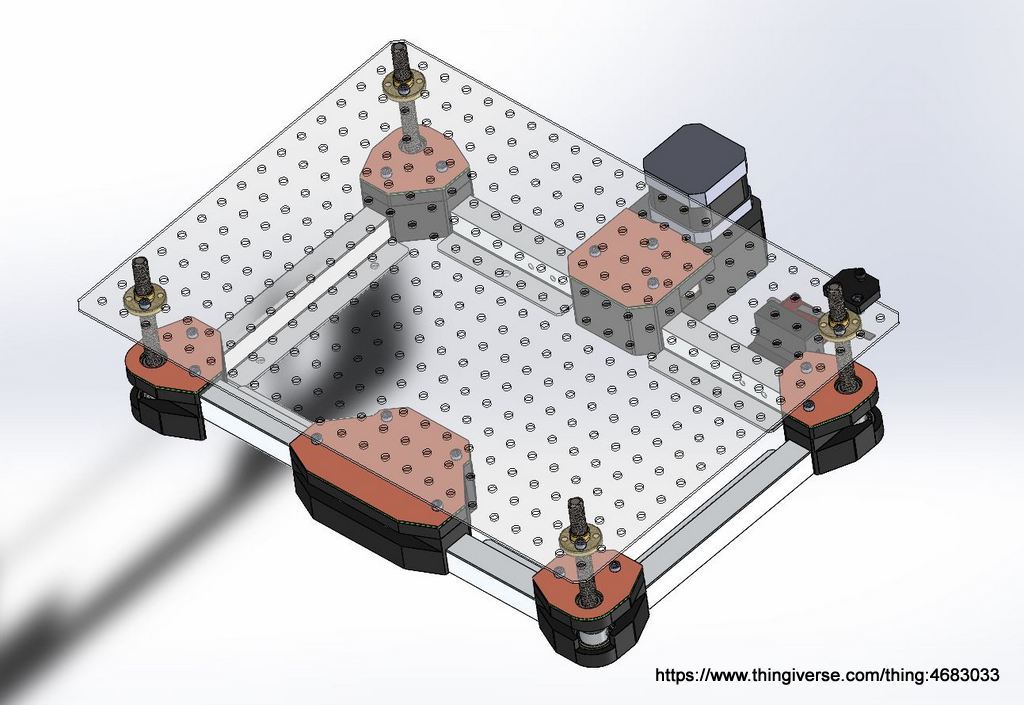 K40 - Motorized laser bed by Thoragrim | Download free STL model ...