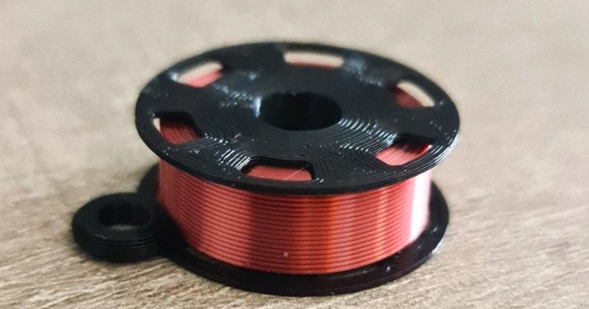Mini Filament Spool Keychain by Whisky Lima | Download free STL model ...