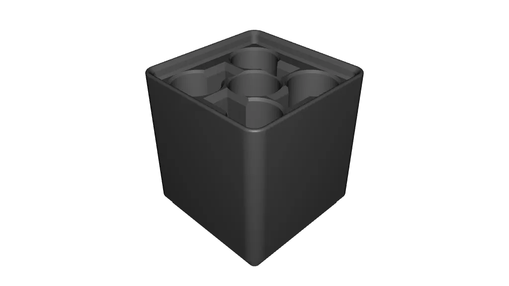 Gridfinity Sharpie Storage Block (Tip Down Version) V2 by MikkoP HAM3D ...