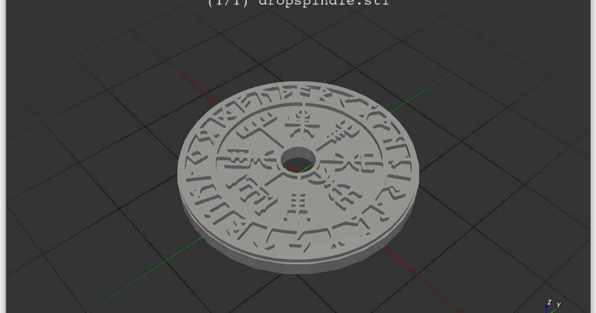 Viking inspired drop spindle by Vancha | Download free STL model ...