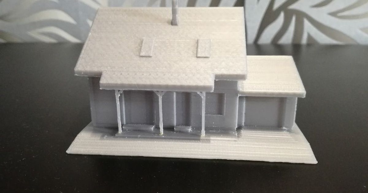 Family house by Kadluna | Download free STL model | Printables.com