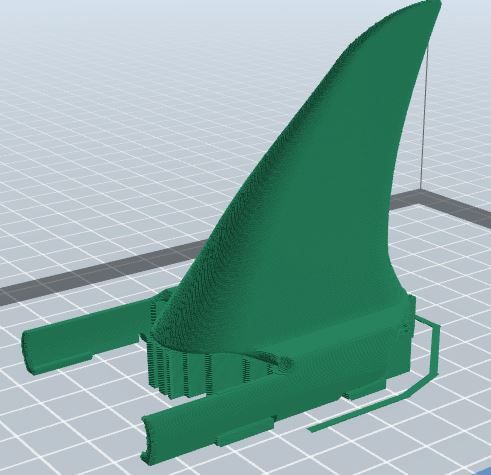 DJI Avata Shark Fin for Turtle Mode by BanditFPVprints | Download free ...