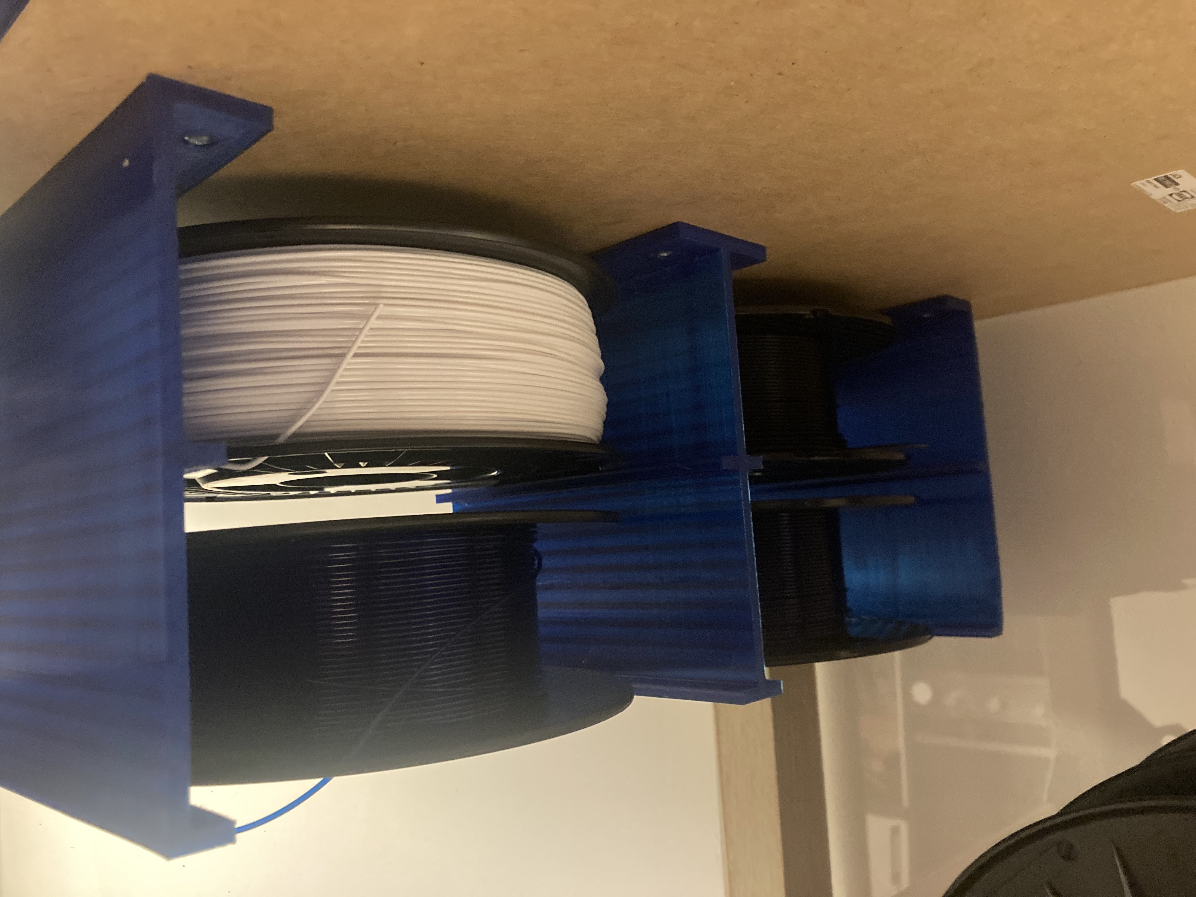 Vertical filament / spool holder for 4 pcs IKEA LACK by Bohumil Horký ...