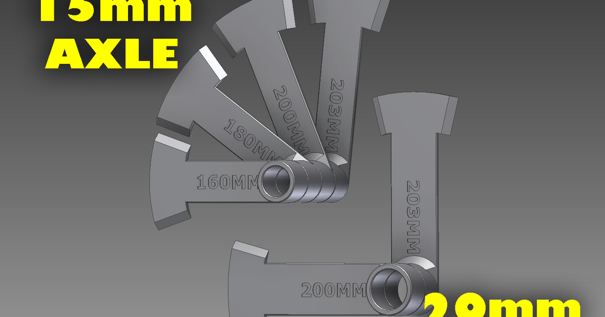 BICYCLE 15MM AND 20MM AXLE BRAKE PAD WEDGE by biketiger | Download free ...