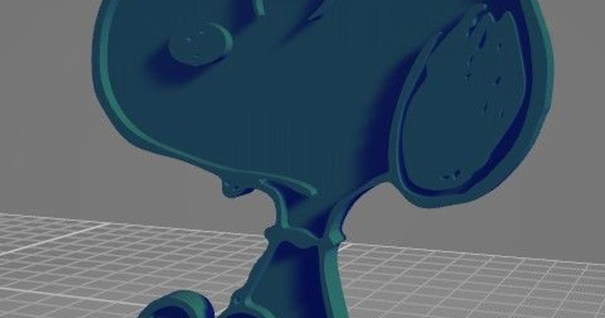 snoopy keychain 5 by omar | Download free STL model | Printables.com