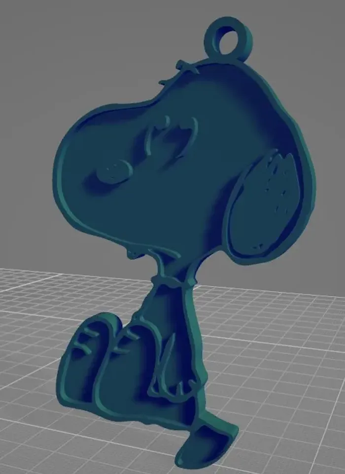 snoopy keychain 5 by omar | Download free STL model | Printables.com