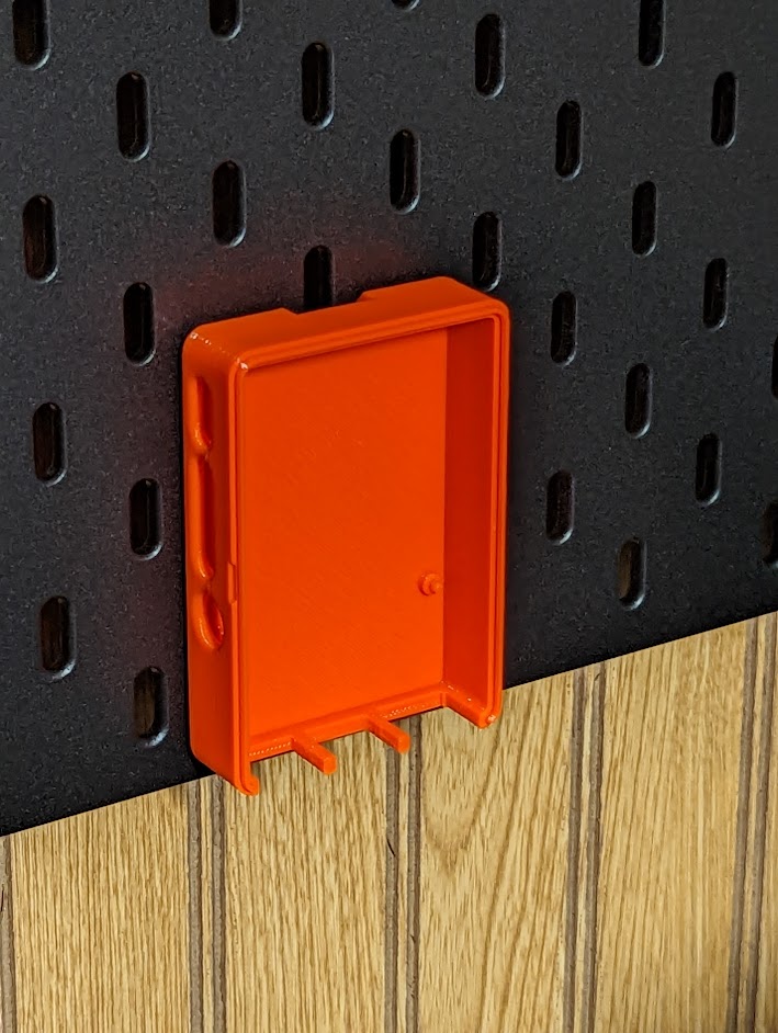 Raspberry Pi 4 Snap Case - IKEA Skadis Mount by dtphantom | Download ...