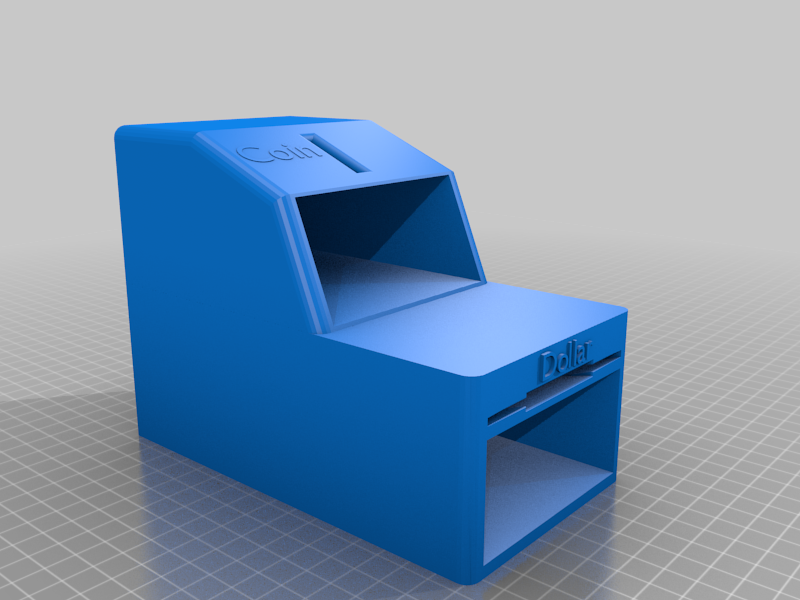 Kids Coin and Dollar Bank by Randy Marcum | Download free STL model ...