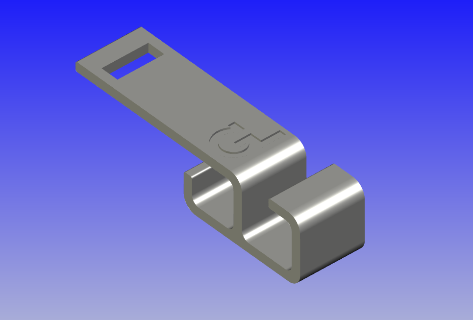 USB PC and Laptop hanger by GeertL | Download free STL model ...