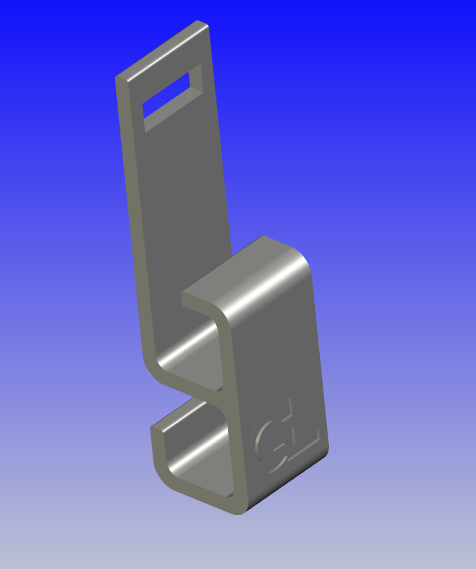 USB PC and Laptop hanger by GeertL | Download free STL model ...