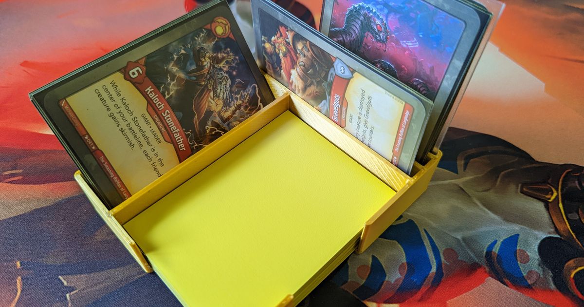 Keyforge Play Organizer Caddy by endofturn | Download free STL model ...