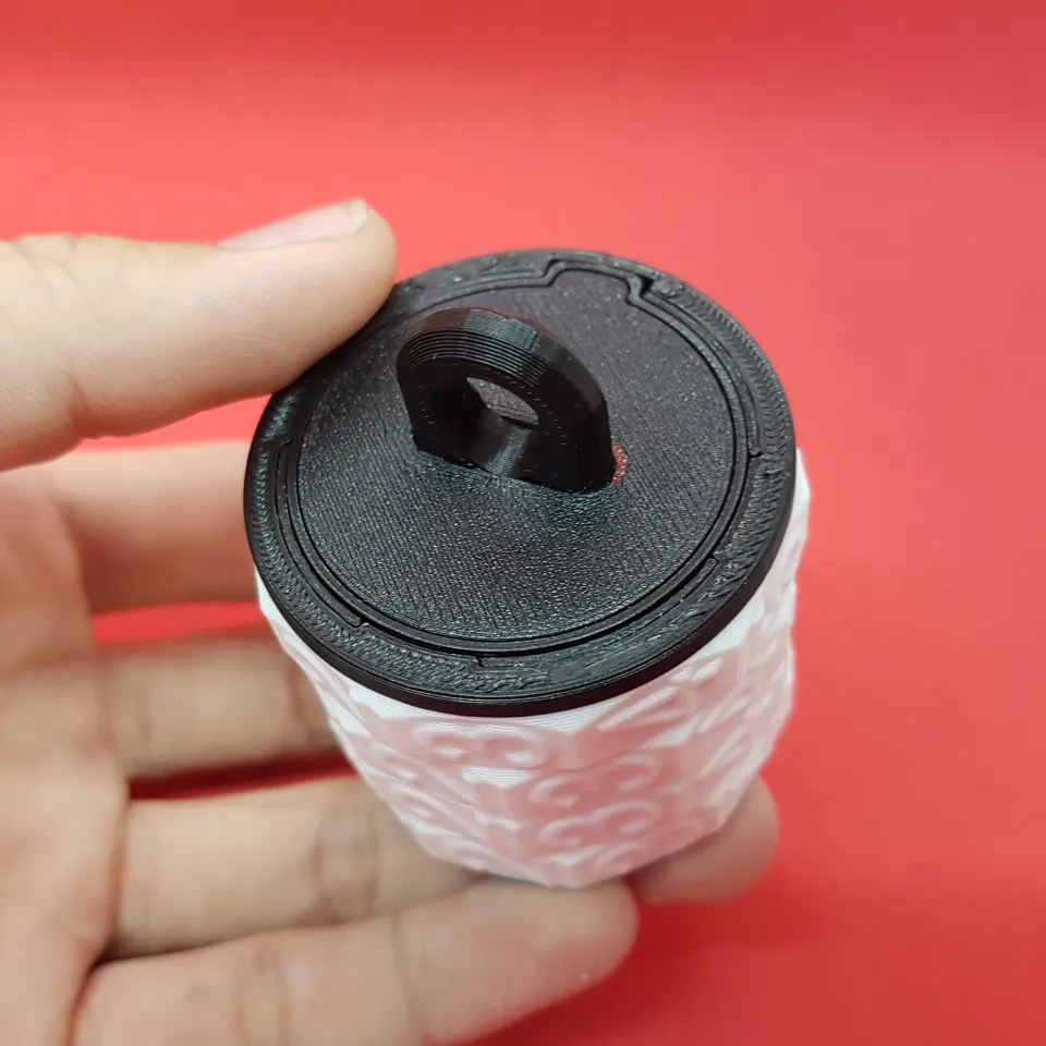 combination lock container keychain by mui_yfung | Download free STL ...