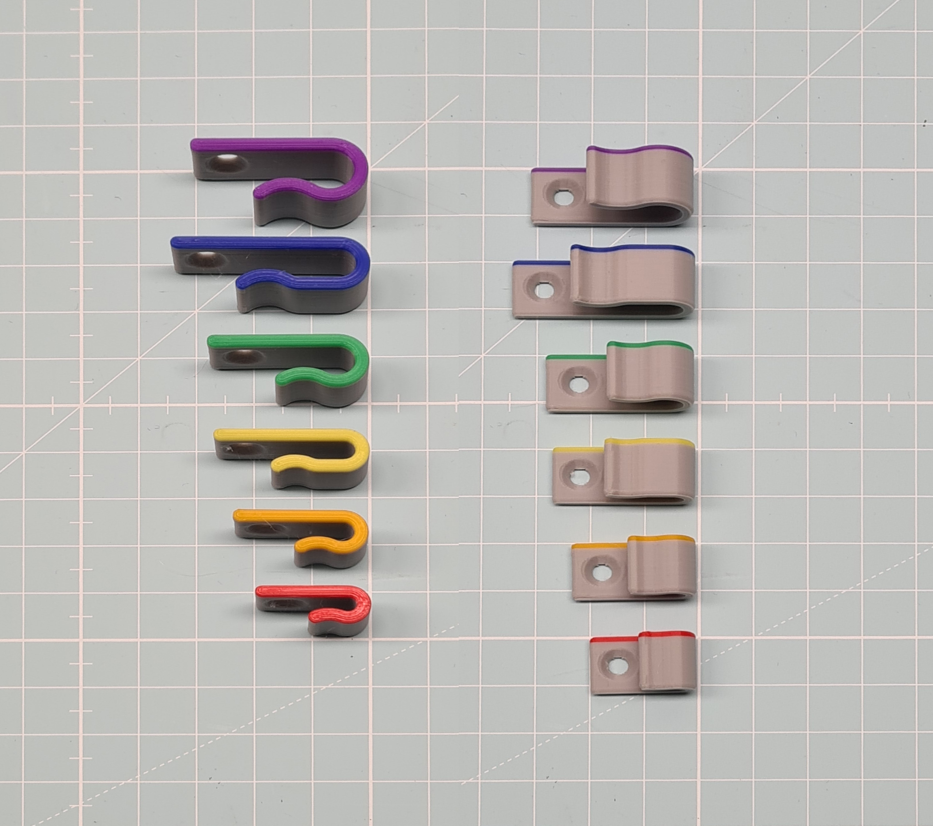 Screwable Cable Clips by PointNemo | Download free STL model ...