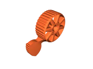 FlySky FS-G7P thumb wheel by M.Holicky | Download free STL model | Printables.com