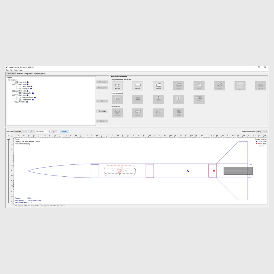 Chameleon Model Rocket by TperroneDesign | Download free STL model ...
